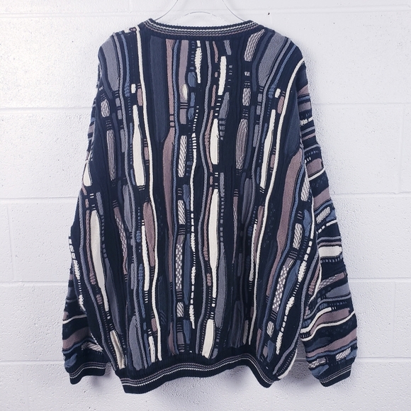 Cotton Traders | Sweaters | Vintage 8s Cotton Traders Coogi Style 3d ...